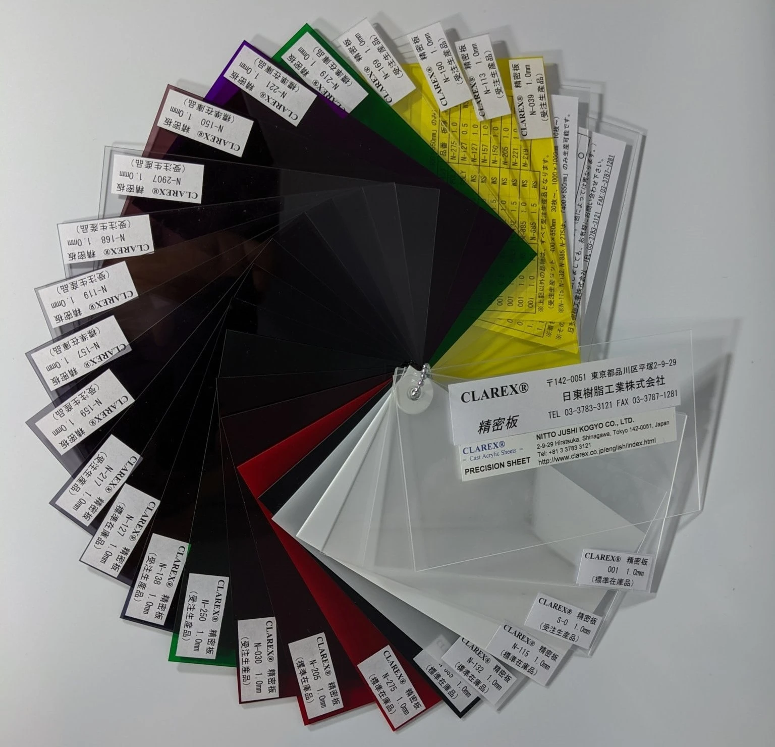 Optical-Grade Cell-Cast Thin Acrylic Sheets from CLAREX